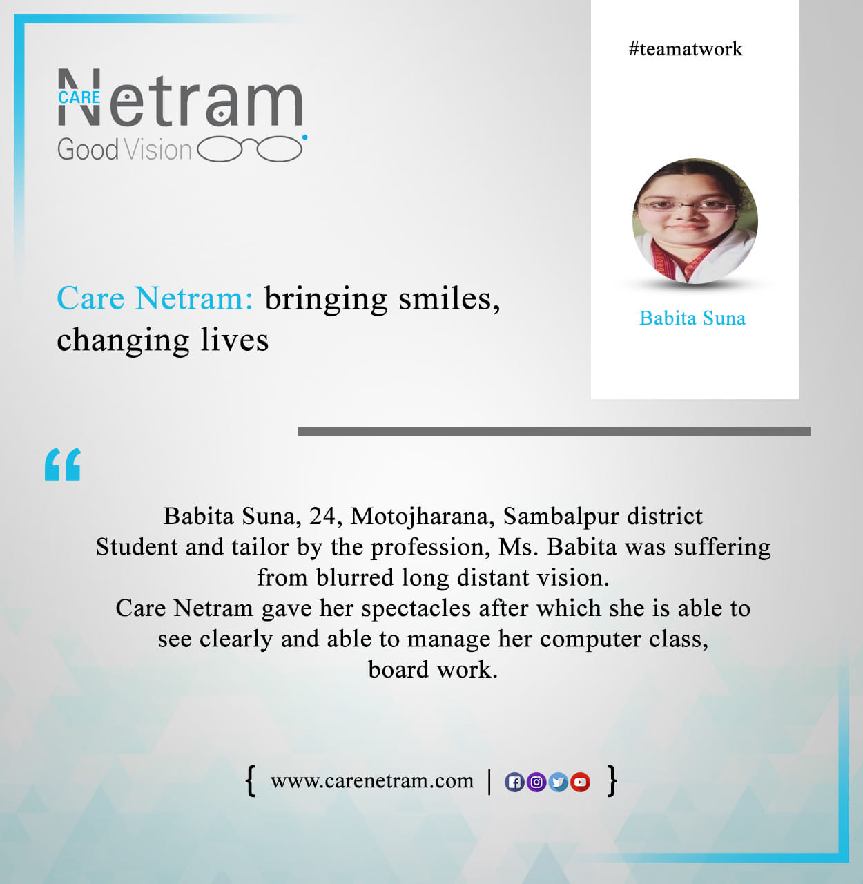 Care Netram: Bringing Smiles, Changing Lives | Carenetram